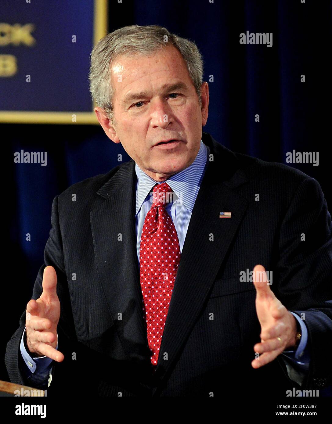 17 December 2007 - Fredericksburg, Virginia - United States President ...
