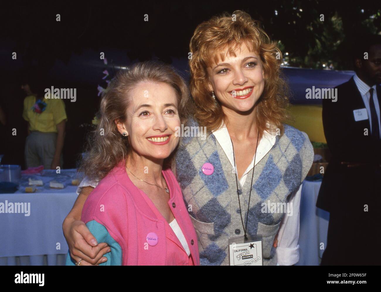 Emma Samms and mother June 1987 Credit: Ralph Dominguez/MediaPunch ...