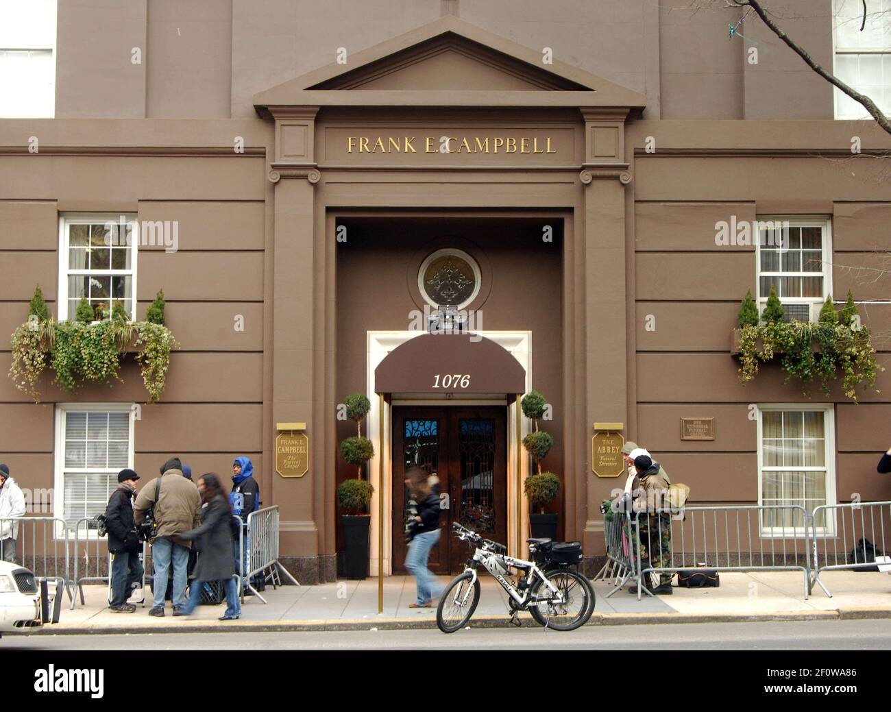 24 January 2008 - New York , NY - Frank E. Campbell funeral chapel on ...