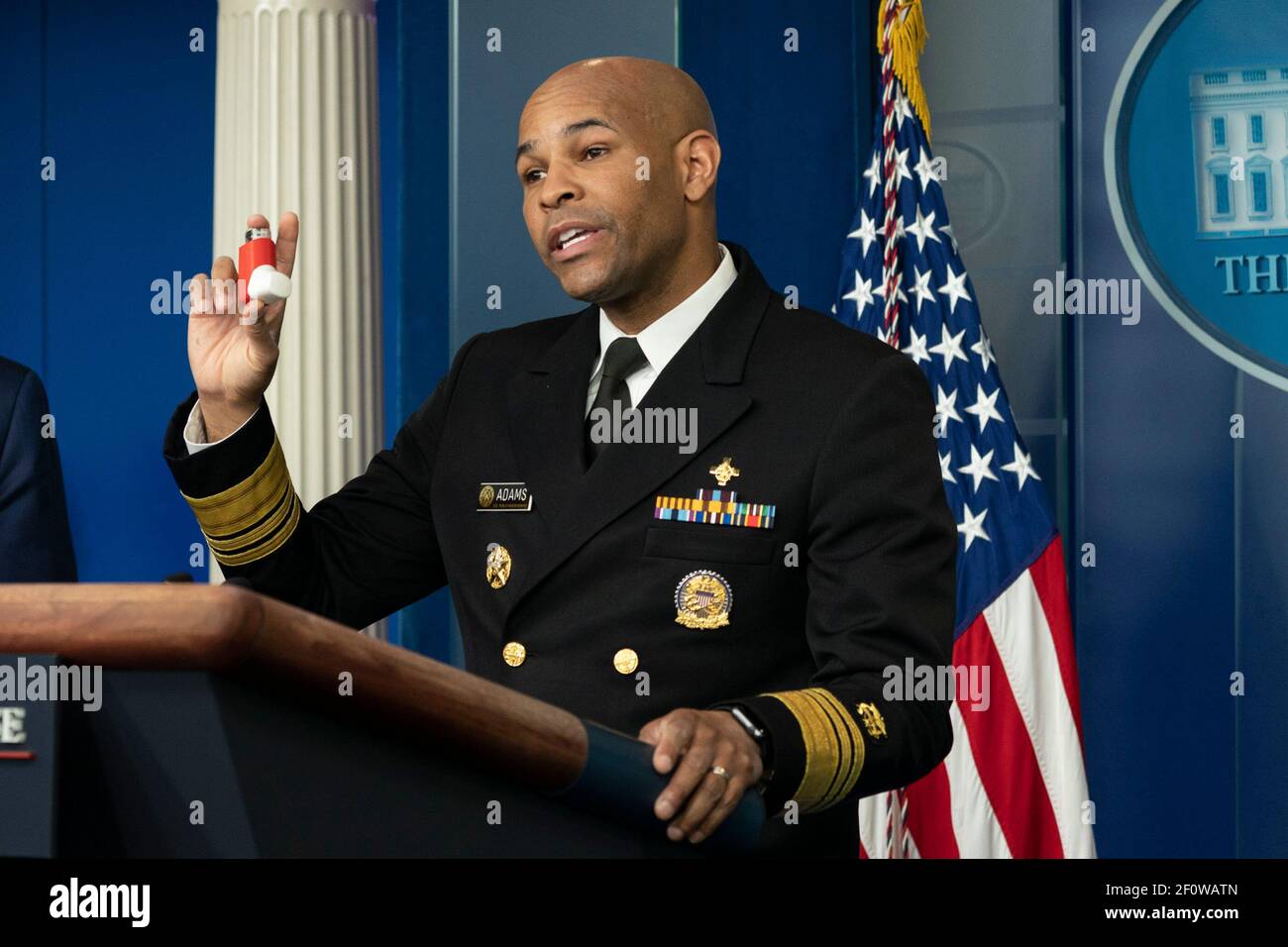 Surgeon general jerome adams hi-res stock photography and images - Alamy
