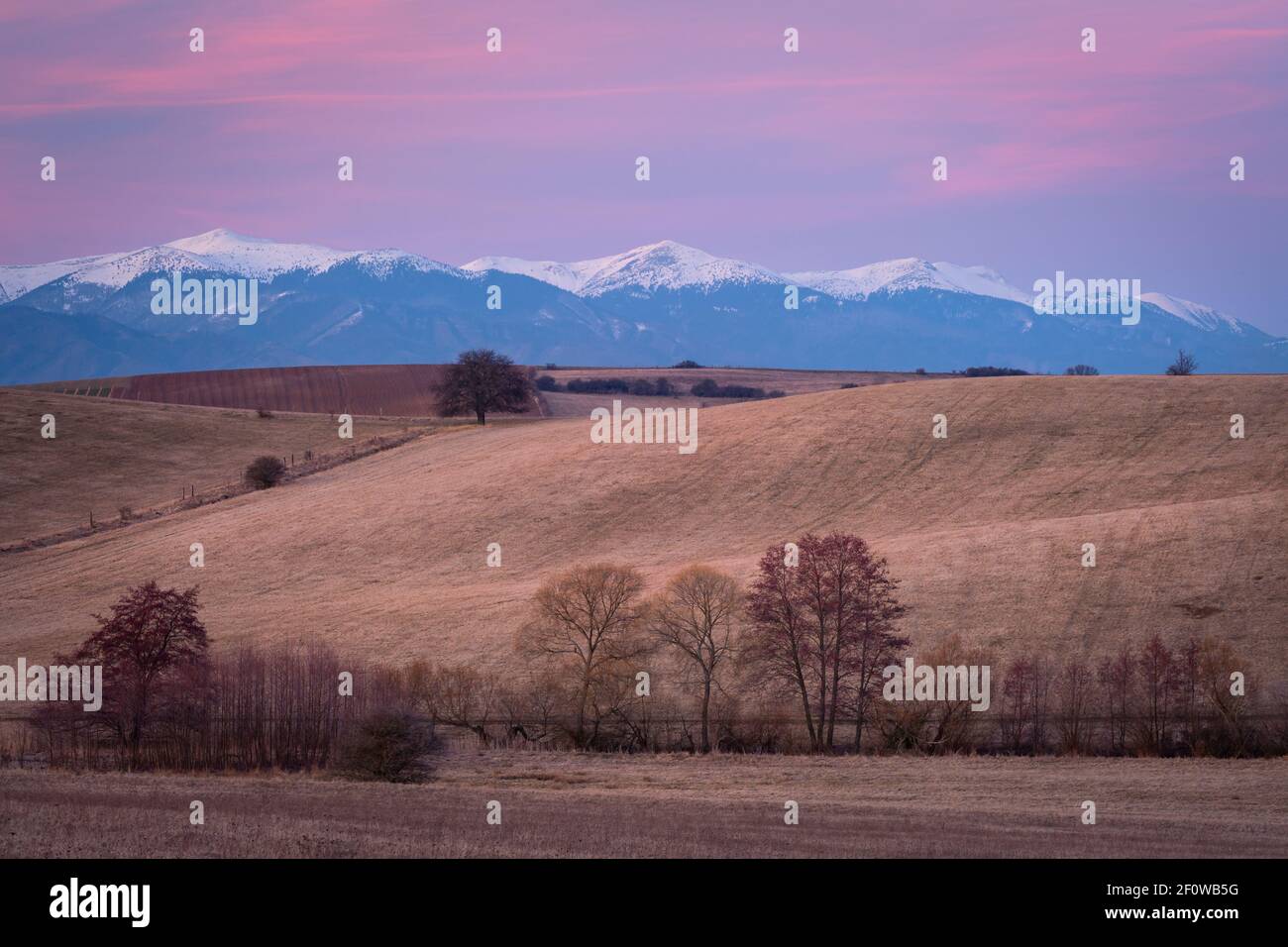 Rural landscape of Turiec region in northern Slovakia Stock Photo - Alamy