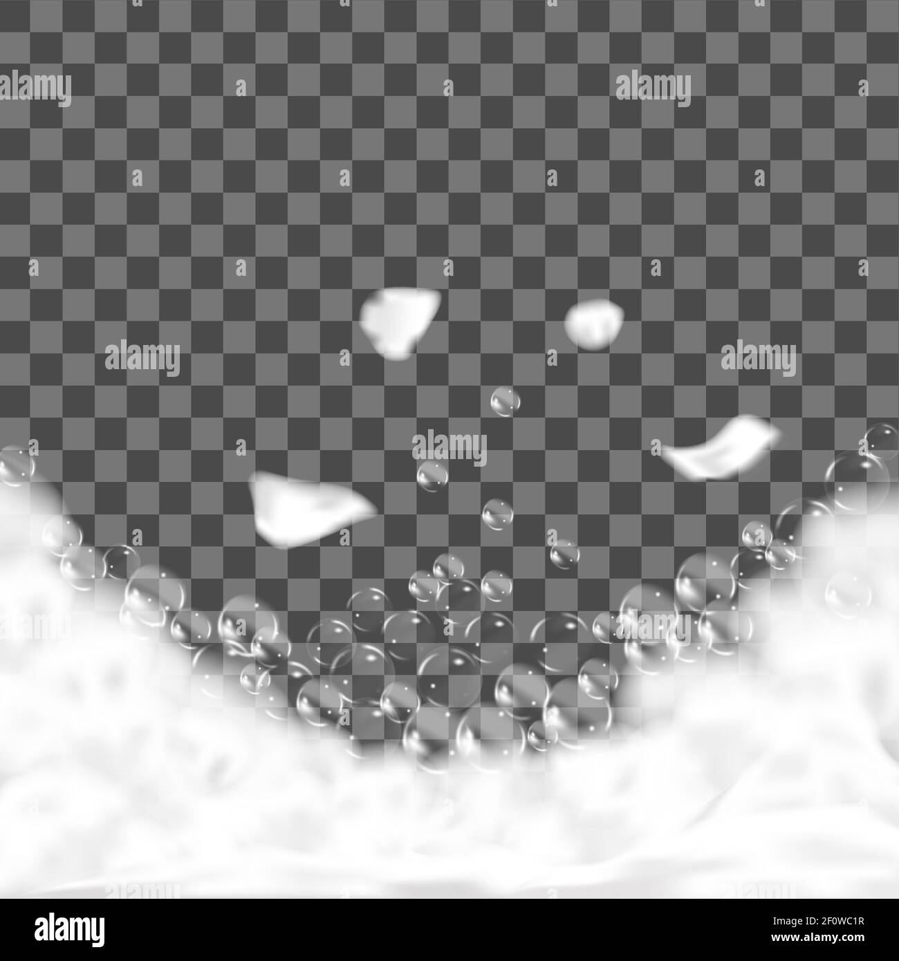 Shampoo bubbles texture.Sparkling shampoo and bath lather vector ...