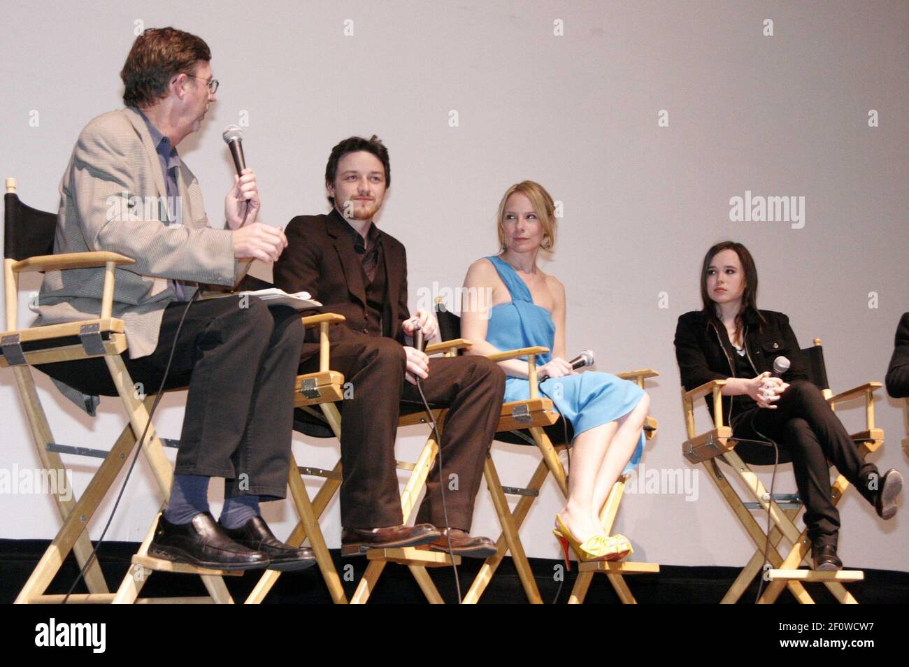 30 January 2008 - Santa Barbara, CA - (l-r) Moderator Greg Kilday ...