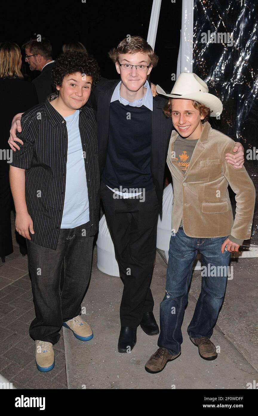 Troy Gentile, Nate Hartley and David Dorfman. 31 January 2008 - Los ...