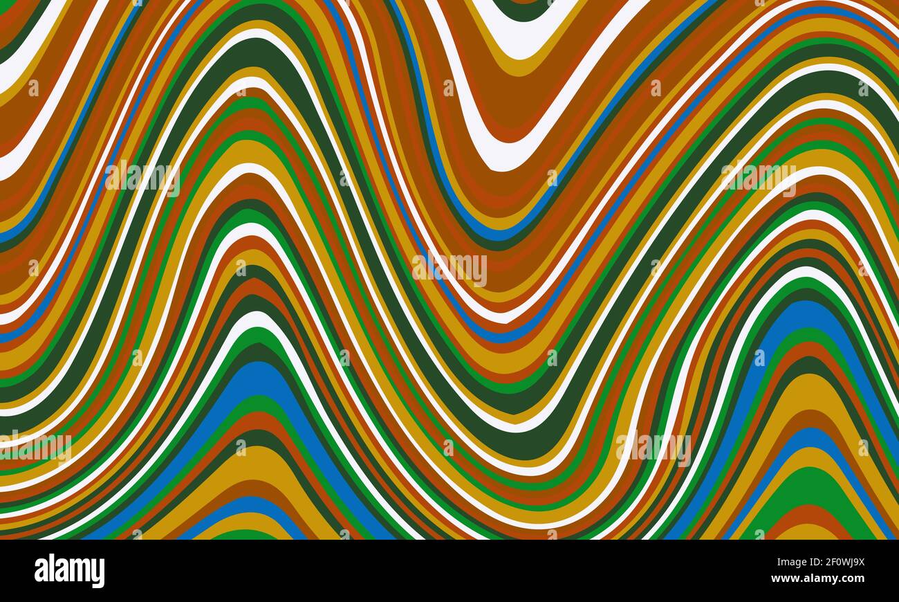 Groovy psychedelic background. Vector illustration Stock Vector Image ...