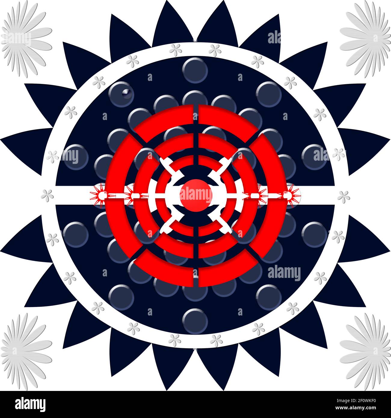 Vector colorful digital illustration showing shapes and colors Stock ...