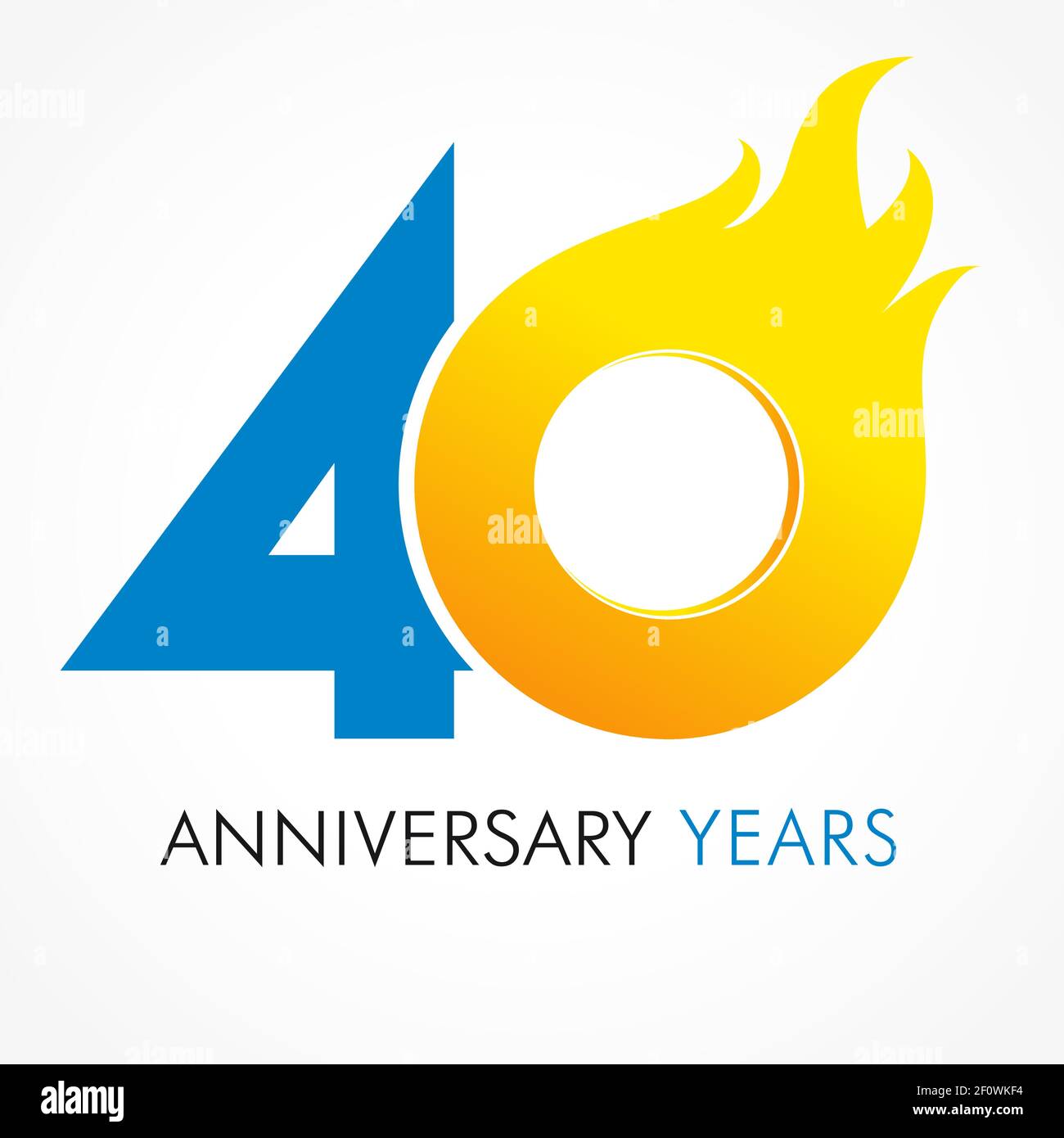 Happy 40th birthday Stock Vector Images - Alamy