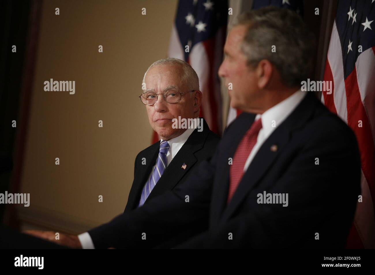 3 March 2008 - Washington, DC - President George W. Bush and Attorney ...