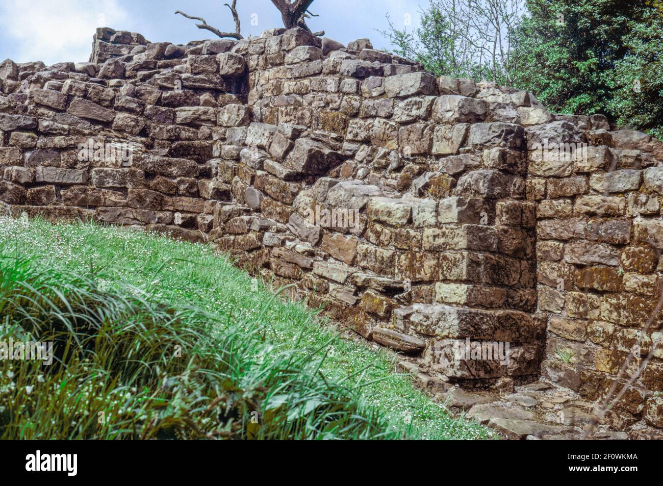 Ruins of Roman fort known as ‘The King’s Stables’ near Gilsland ...