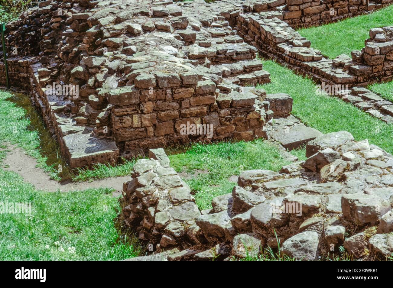 Ruins of Roman fort known as ‘The King’s Stables’ near Gilsland ...