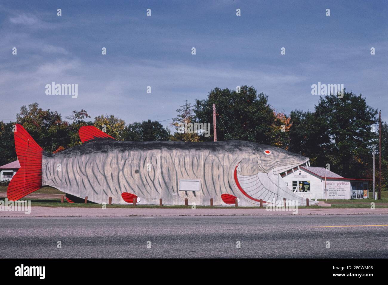 Big Fish Supper Club horizontal view 1 Route 2 Bena Minnesota ca. 1980 ...