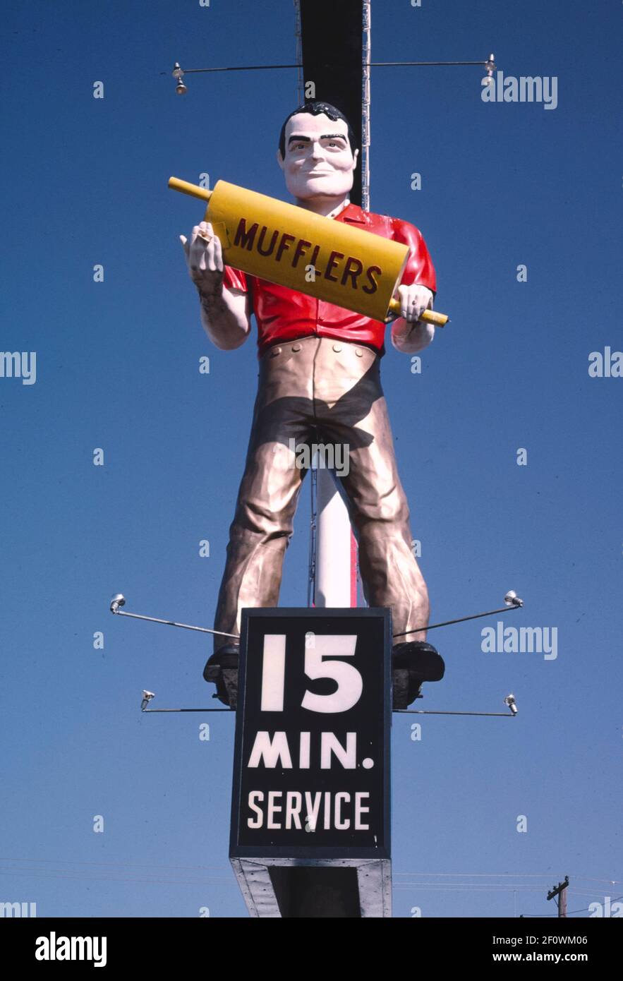 1990's United States - Bud and Ben Mufflers sign Dallas Texas ca. 1994 ...