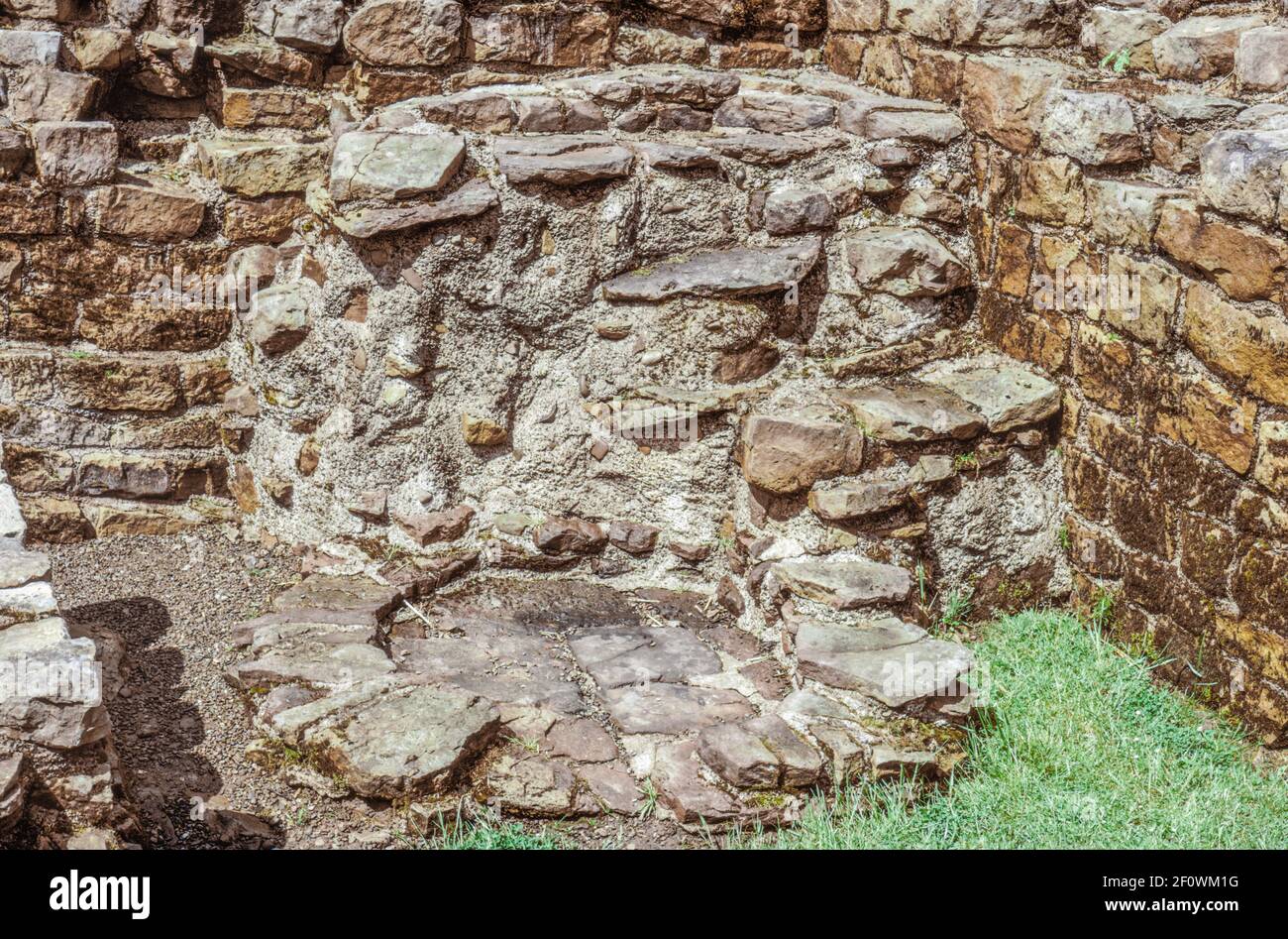 Ruins of Roman fort known as ‘The King’s Stables’ near Gilsland ...