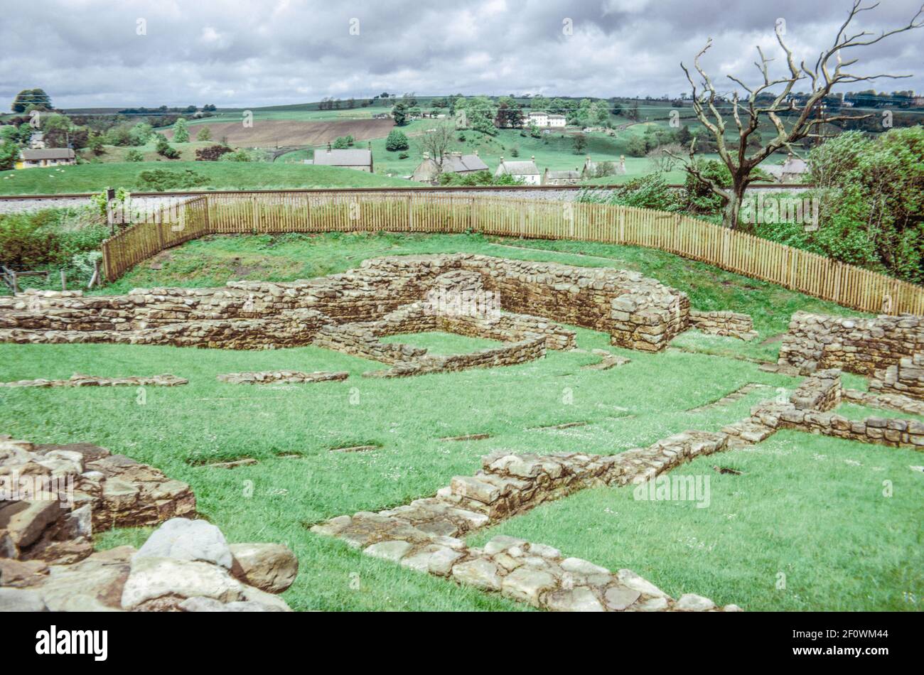 Ruins of Roman fort known as ‘The King’s Stables’ near Gilsland ...