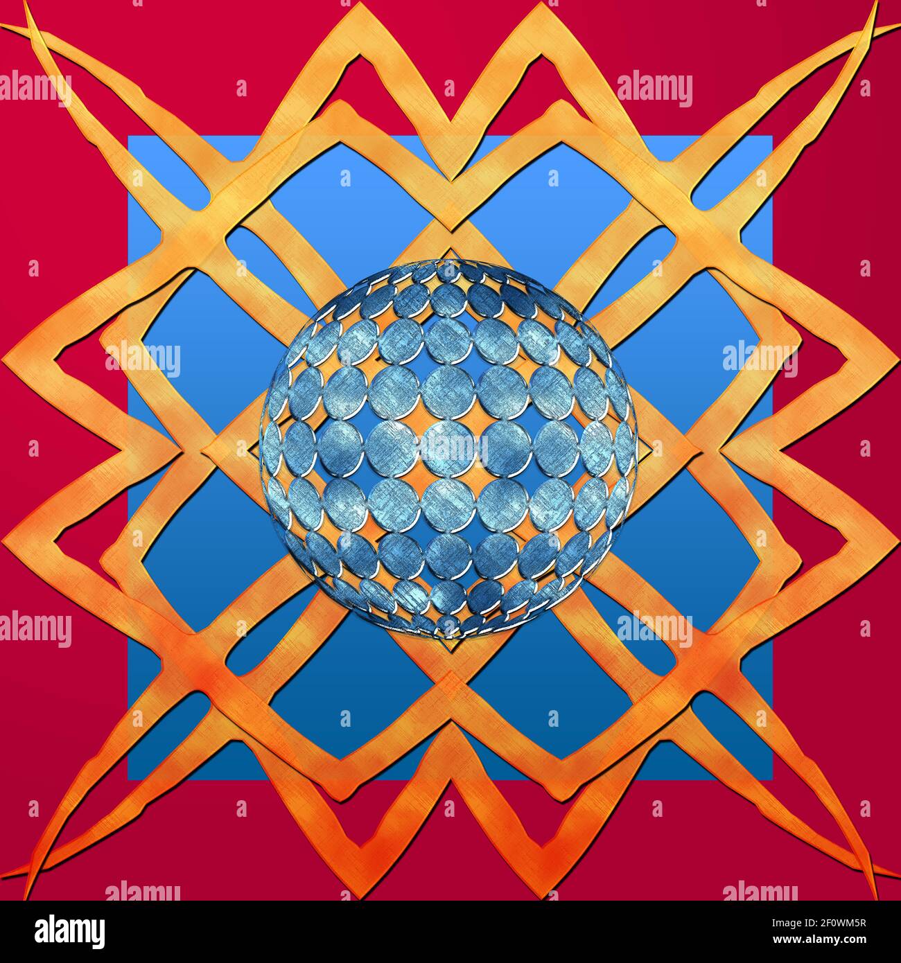 Vector colorful digital illustration showing shapes and colors Stock ...