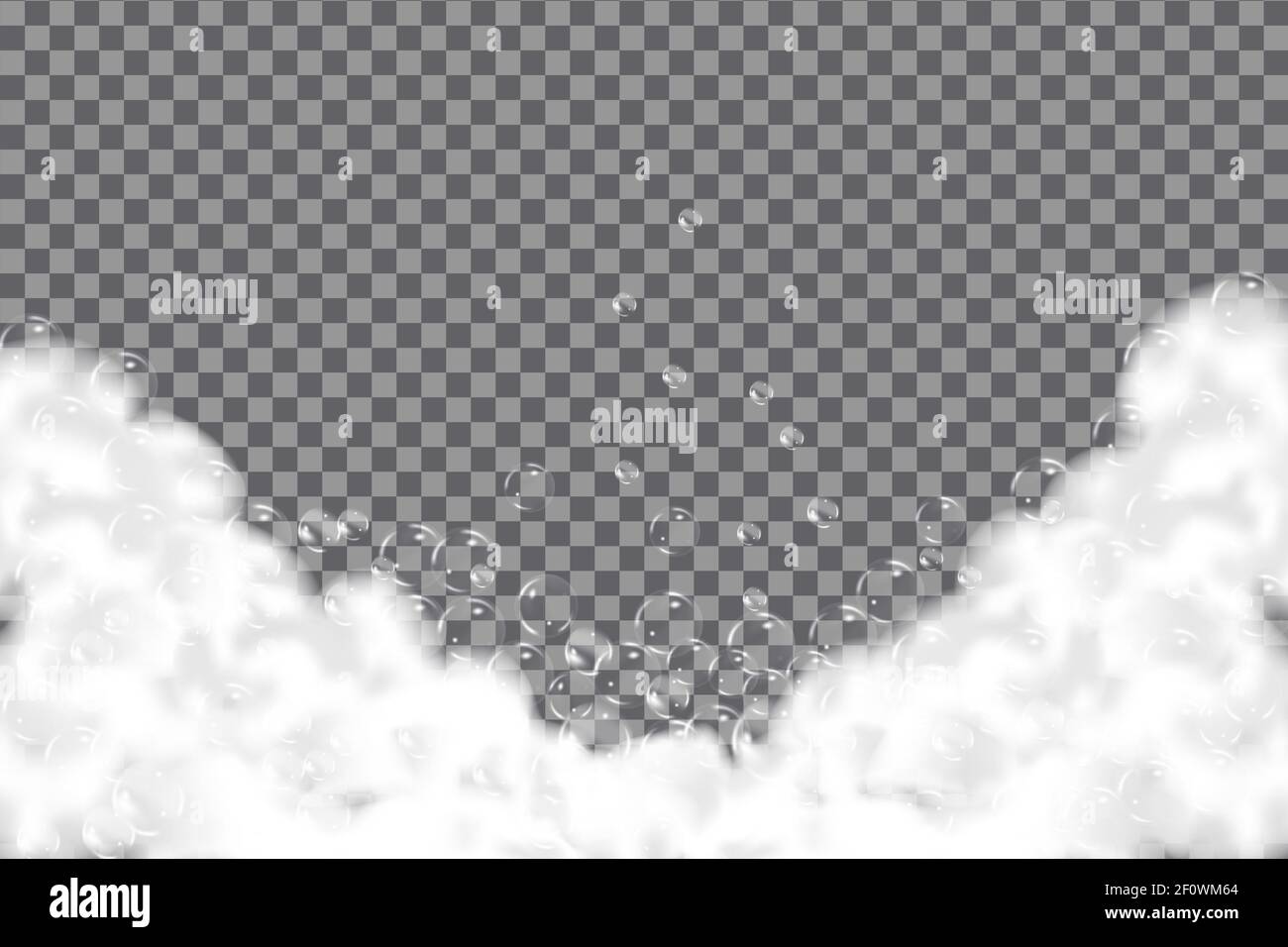 Shampoo bubbles texture.Sparkling shampoo and bath lather vector ...