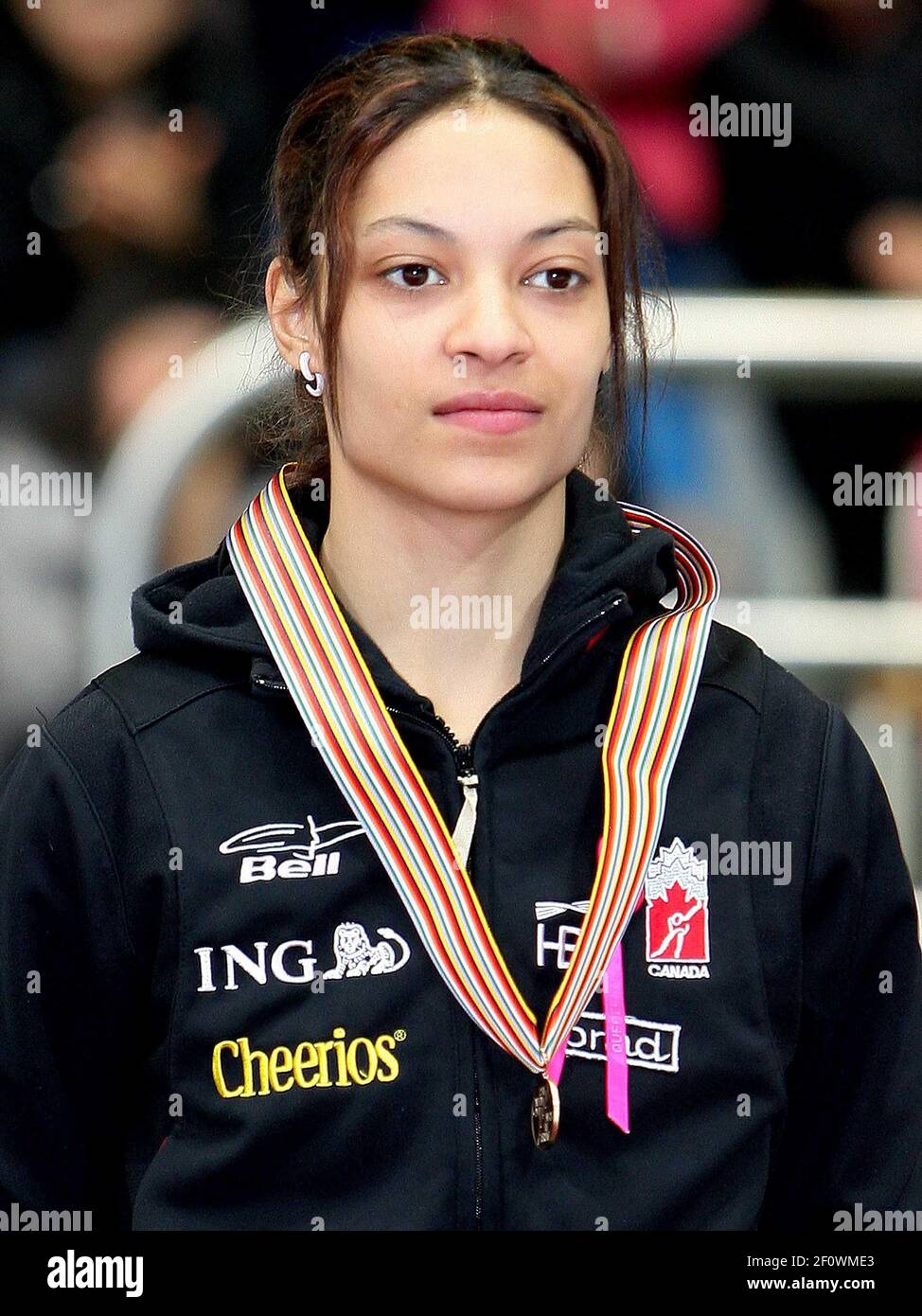 8 March 2008 - Gangneung, South Korea - Kalyna Roberge of Canada, poses ...