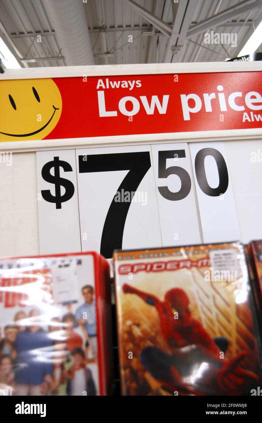 1 March 2008 - Hadley, Massachusetts - DVD for sale at Walmart. Walmart ...