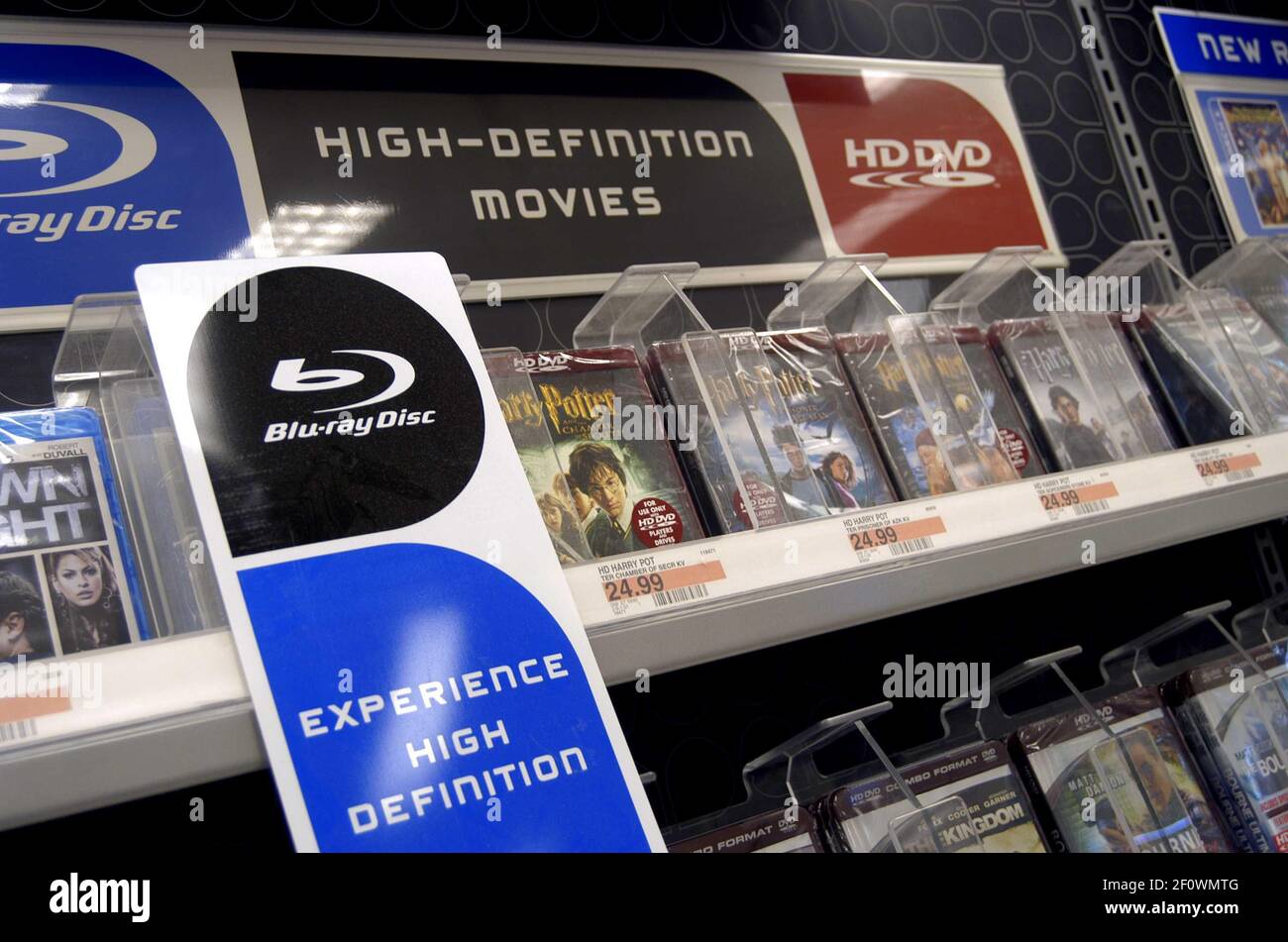 1 March 2008 - Hadley, Massachusetts - Blu-ray Disc High Definition DVD ...