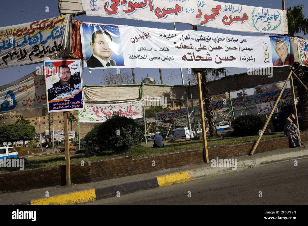 April 2008- Cairo, Egypt- View of the Citadel. Scenes from daily life ...