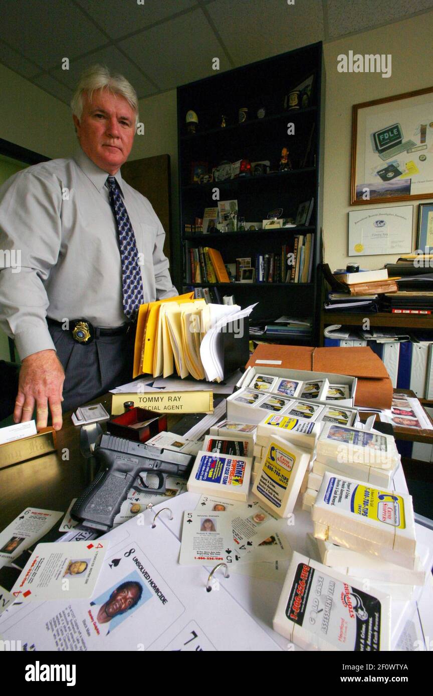 7 April 2008 - Lakeland, Florida - The office of special Agent Tommy ...