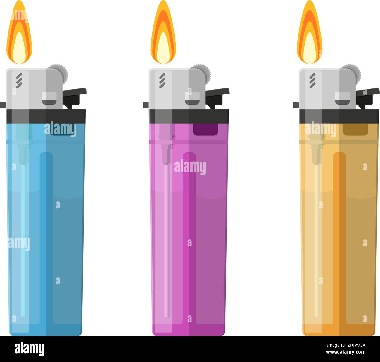 Plastic lighter set tool hi-res stock photography and images - Alamy