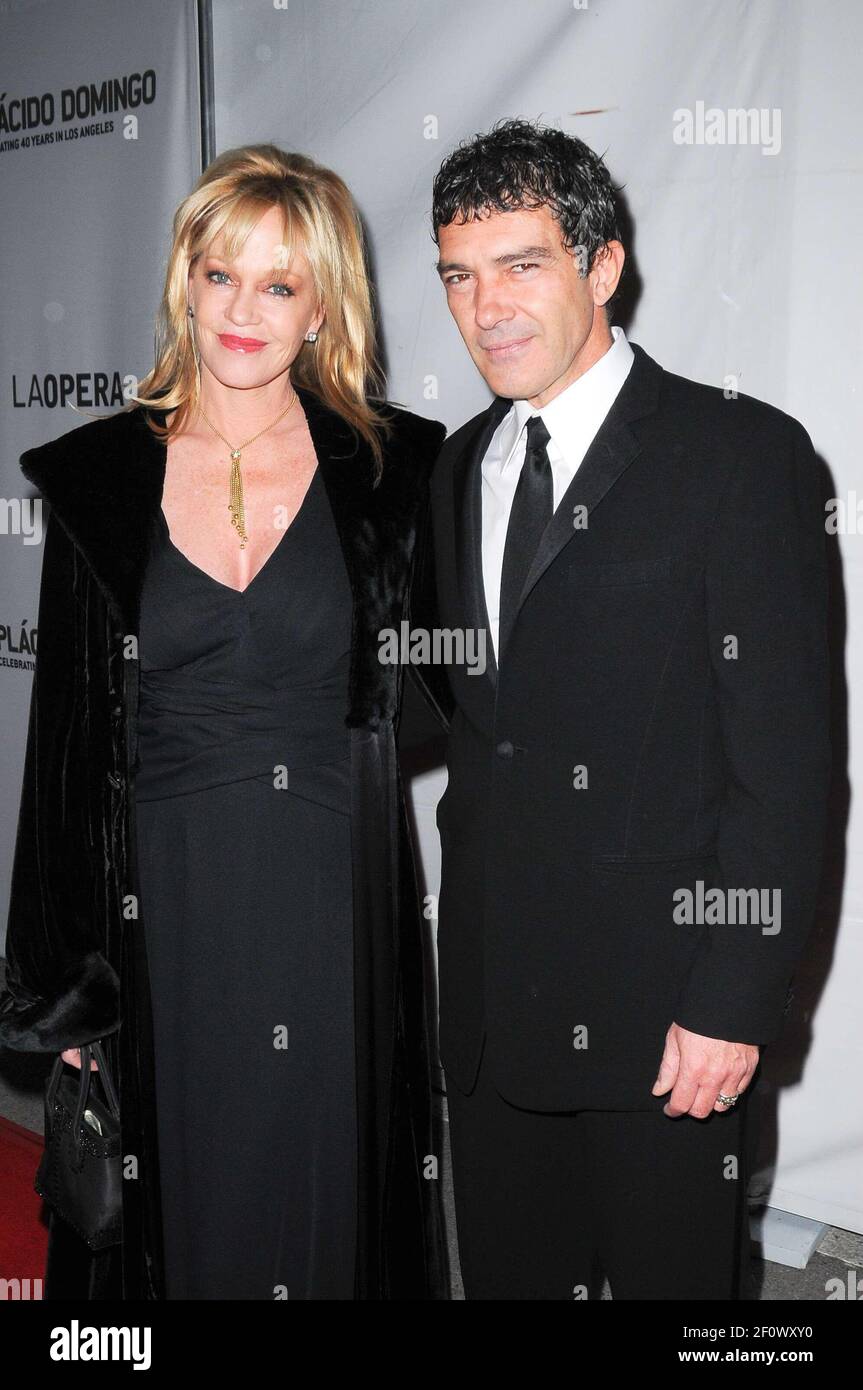 Melanie Griffith and husband Antonio Banderas. 18 April 2008 - Los ...