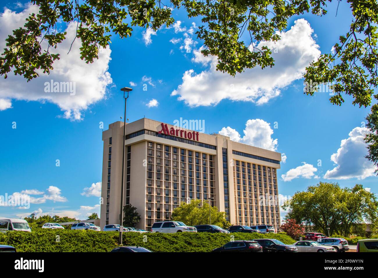 Atlanta, Ga / USA - 07 23 20: Marriott Hotel building Stock Photo - Alamy
