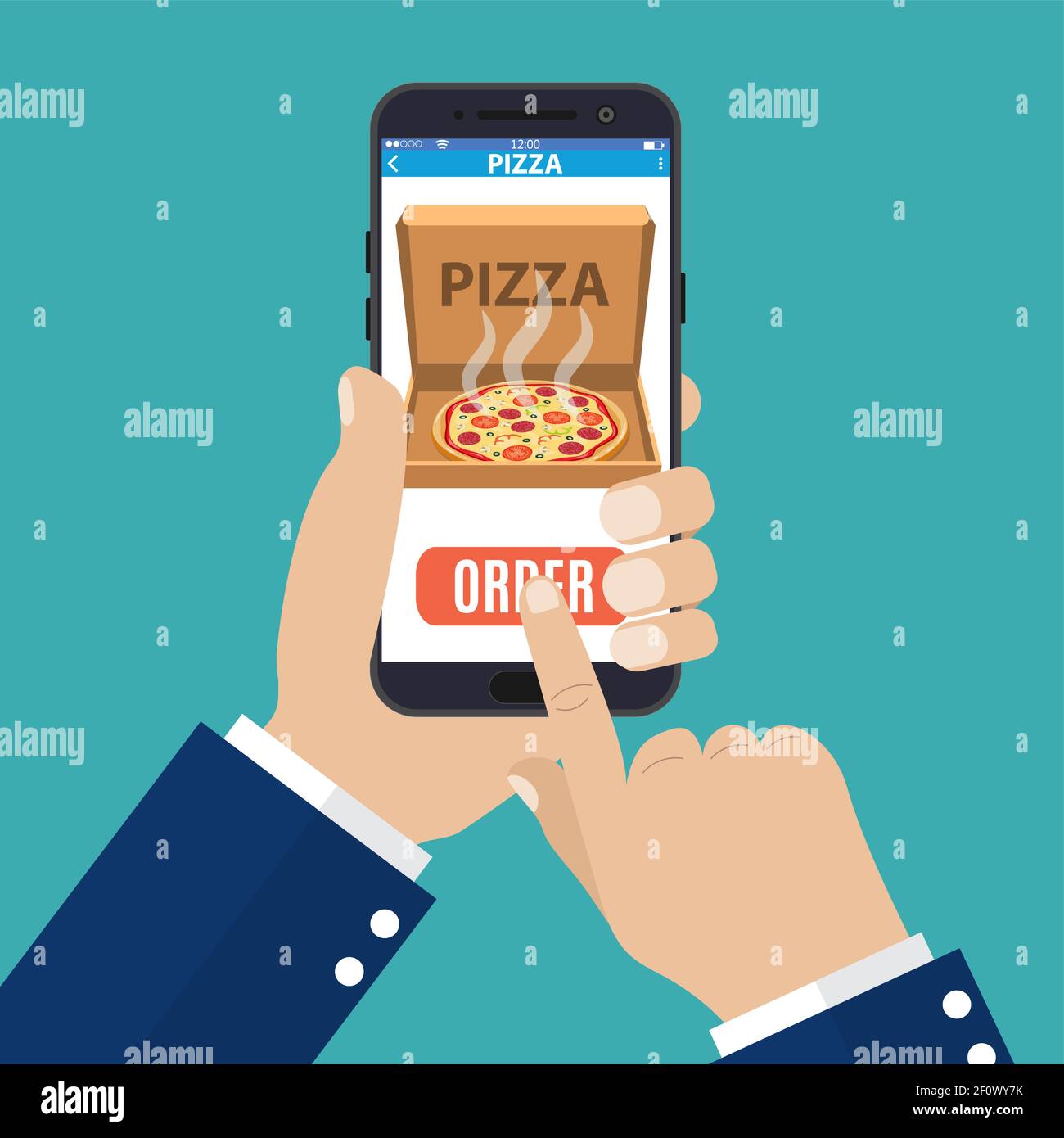 Order now cartoon hi-res stock photography and images - Alamy