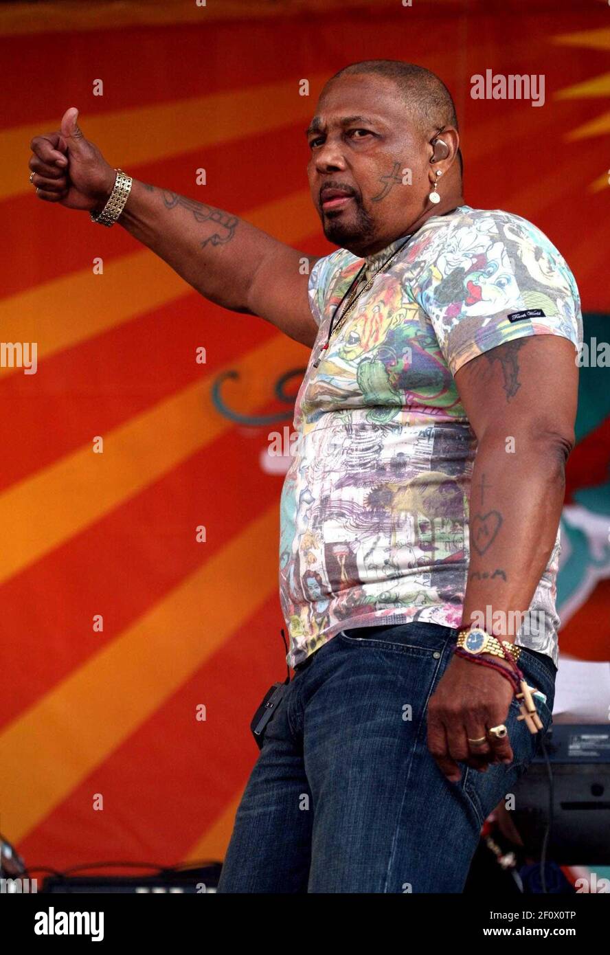 May 024 2008. New Orleans, Louisiana. The New Orleans Jazz and Heritage ...