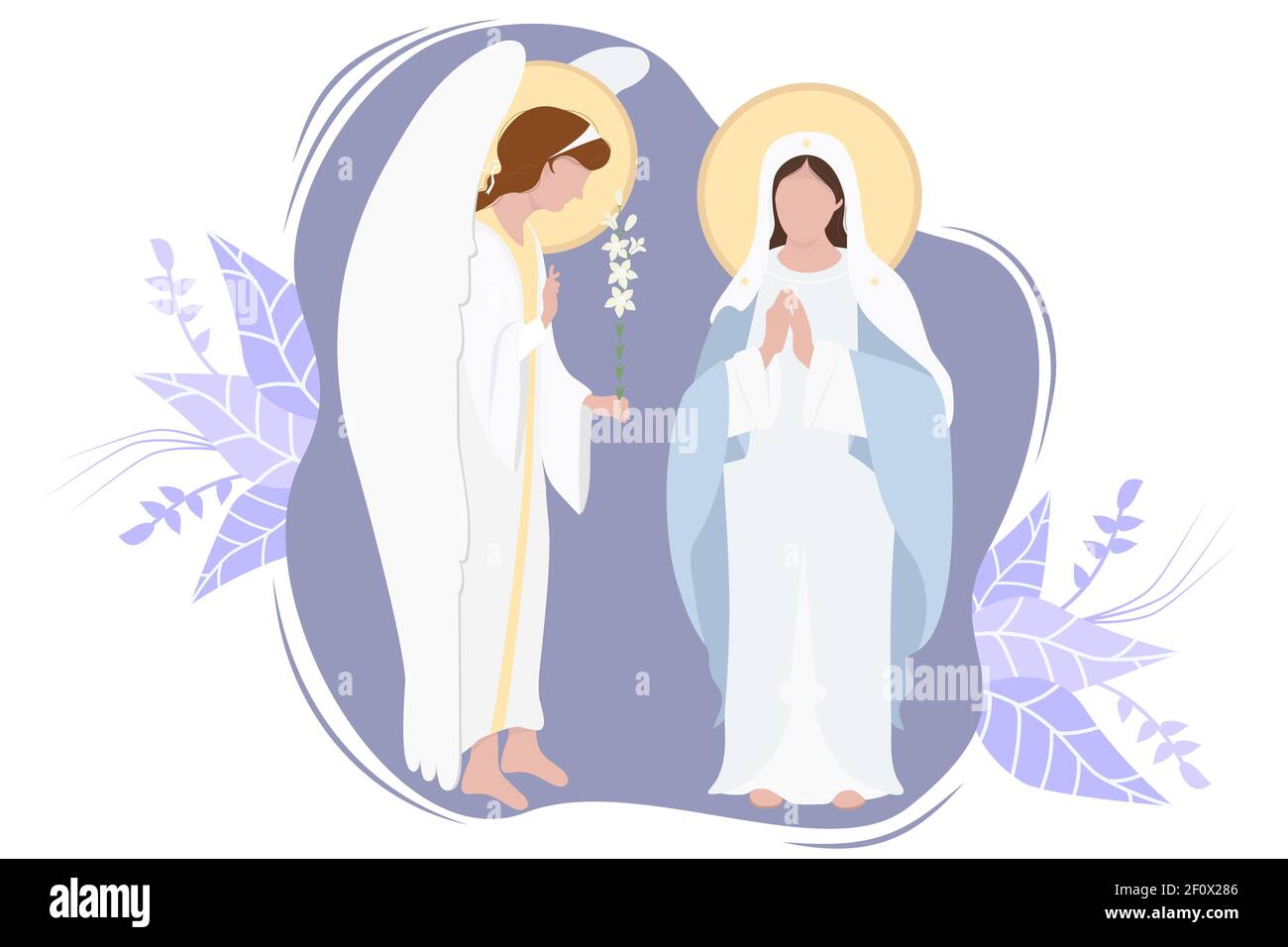 Angel Gabriel Y Maria