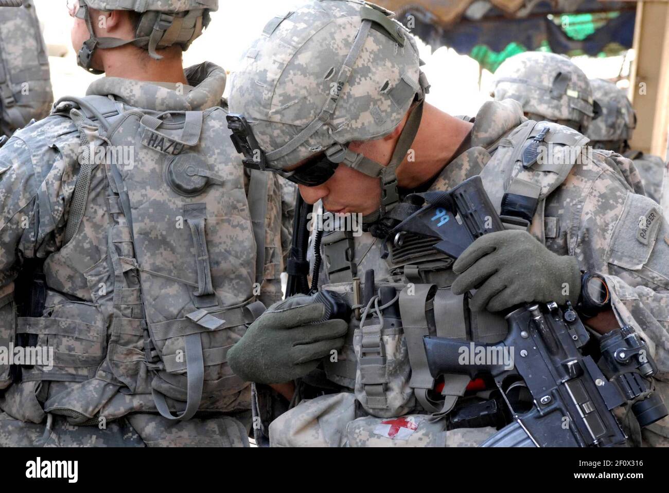 11 May 2008 - Sadr City, Iraq - 1st Lt. Ryan Poole, a Pasadena, Calif ...