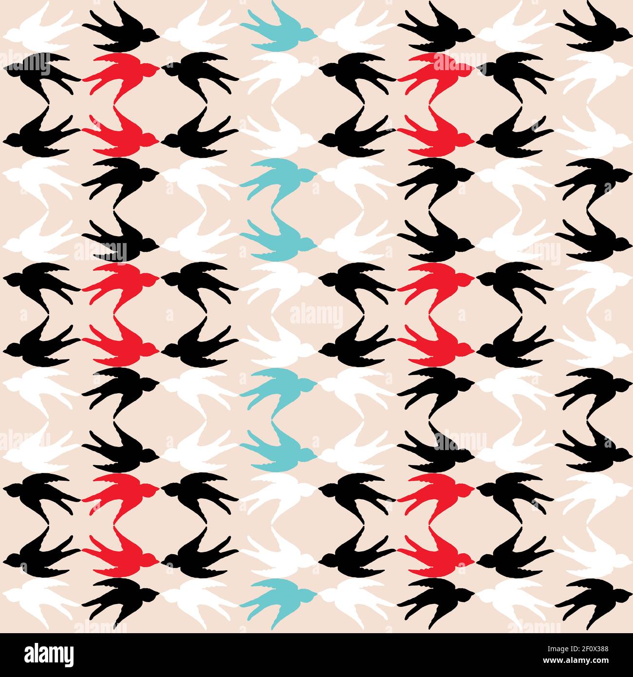 Vector digital illustration of an animal, in the technique of ...