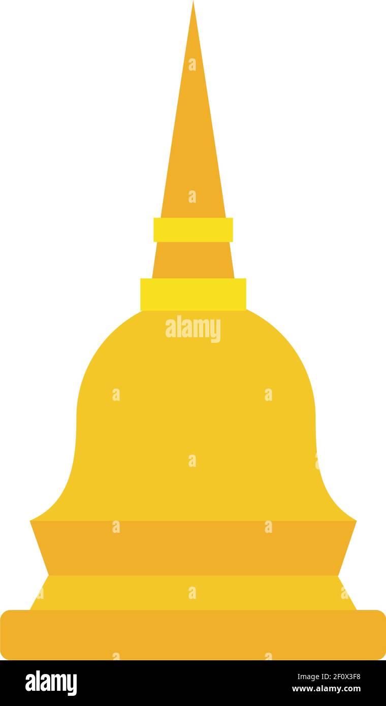 golden thai pagoda glyph icon Stock Vector Image & Art - Alamy