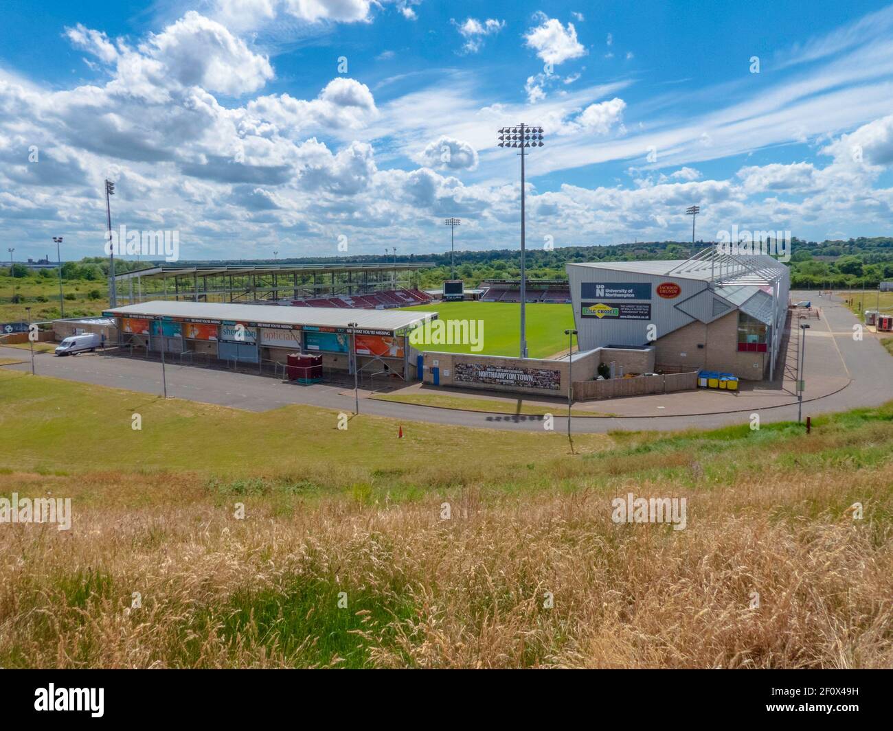 Northampton Jun 13, 2020: PTS Academy Stadium Sixfield, Northampton ...