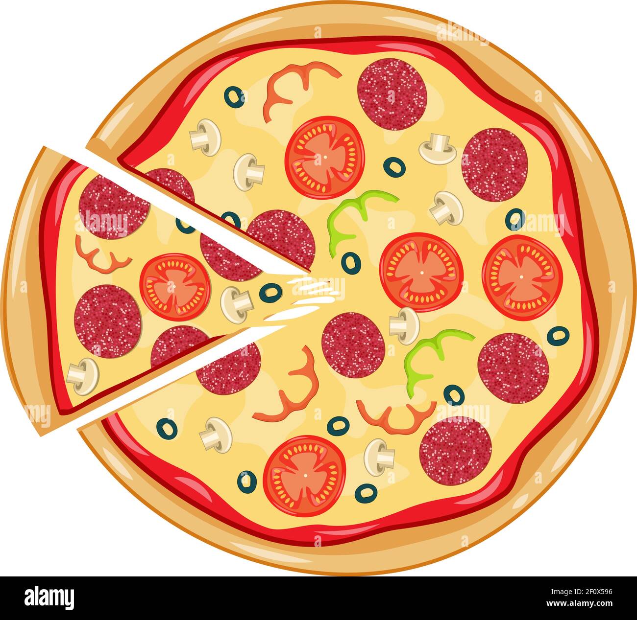 Italian sausage Stock Vector Images - Alamy