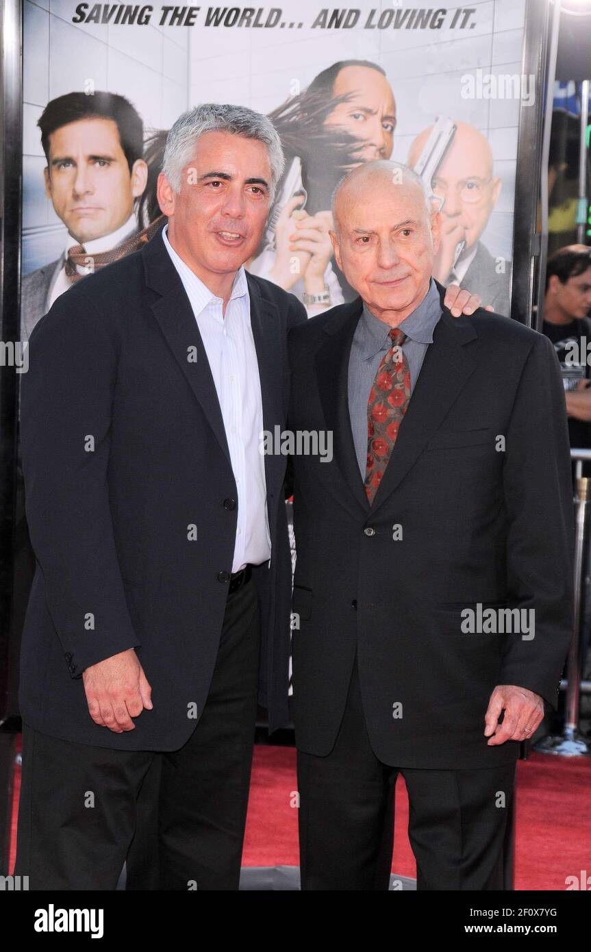 Alan Arkin (R) and his son Adam Arkin. 16 June 2008 - Westwood ...