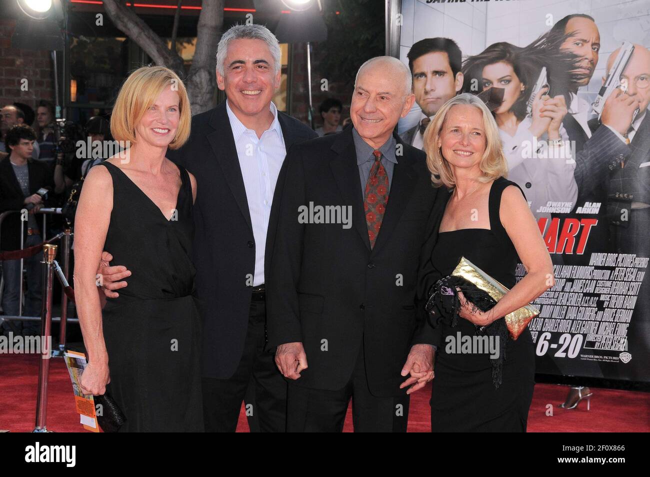 Alan Arkin, wife Suzanne with Adam Arkin and his wife. 16 June 2008 ...