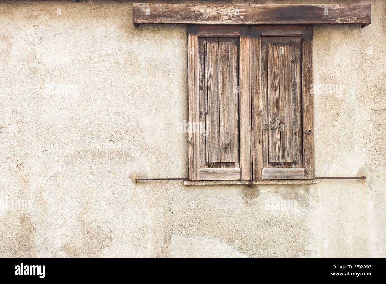Old wooden window of an ancient house Stock Photo - Alamy
