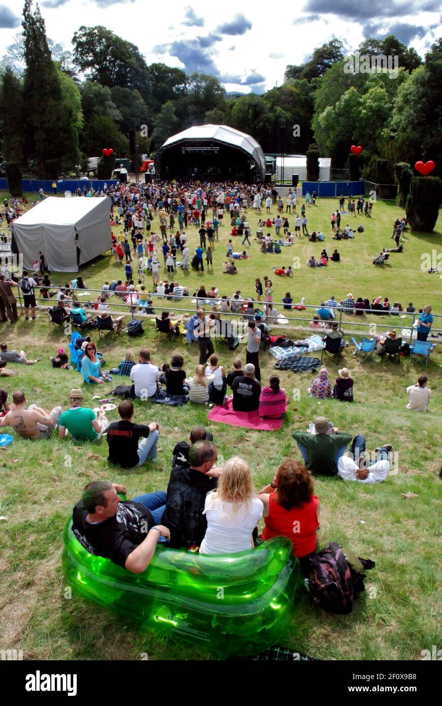 Belladrum festival crowd hi-res stock photography and images - Alamy