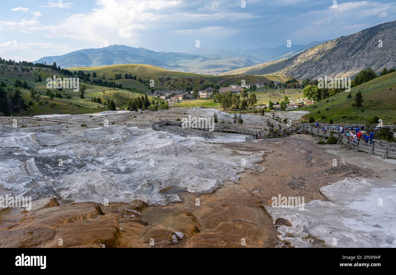 The amazing natural beauty of Yellowstone National Park Stock Photo - Alamy