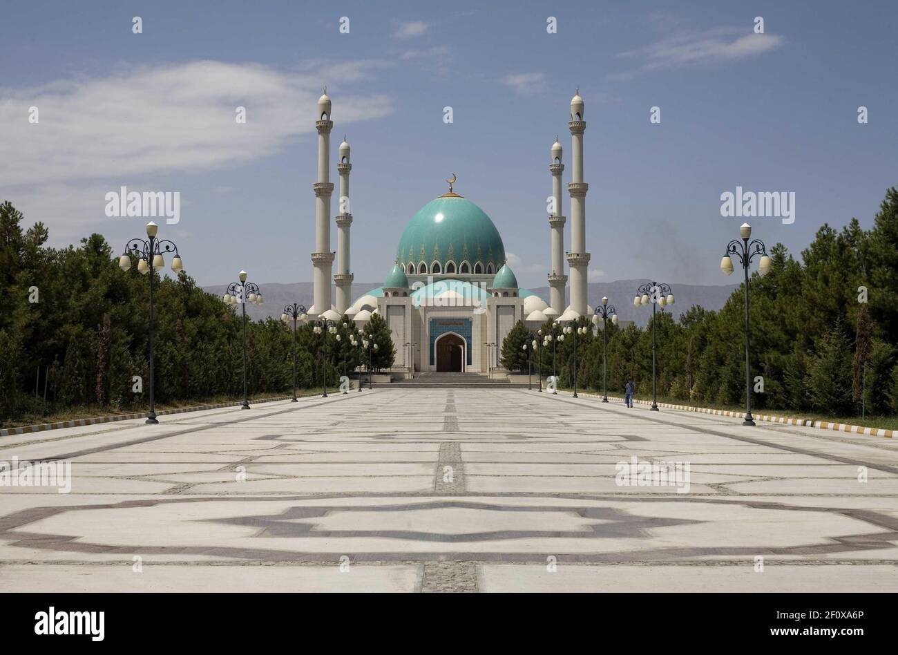 June 2008- Geok Depe, Turkmenistan- The Sapuramat Haji Mosque, built ...