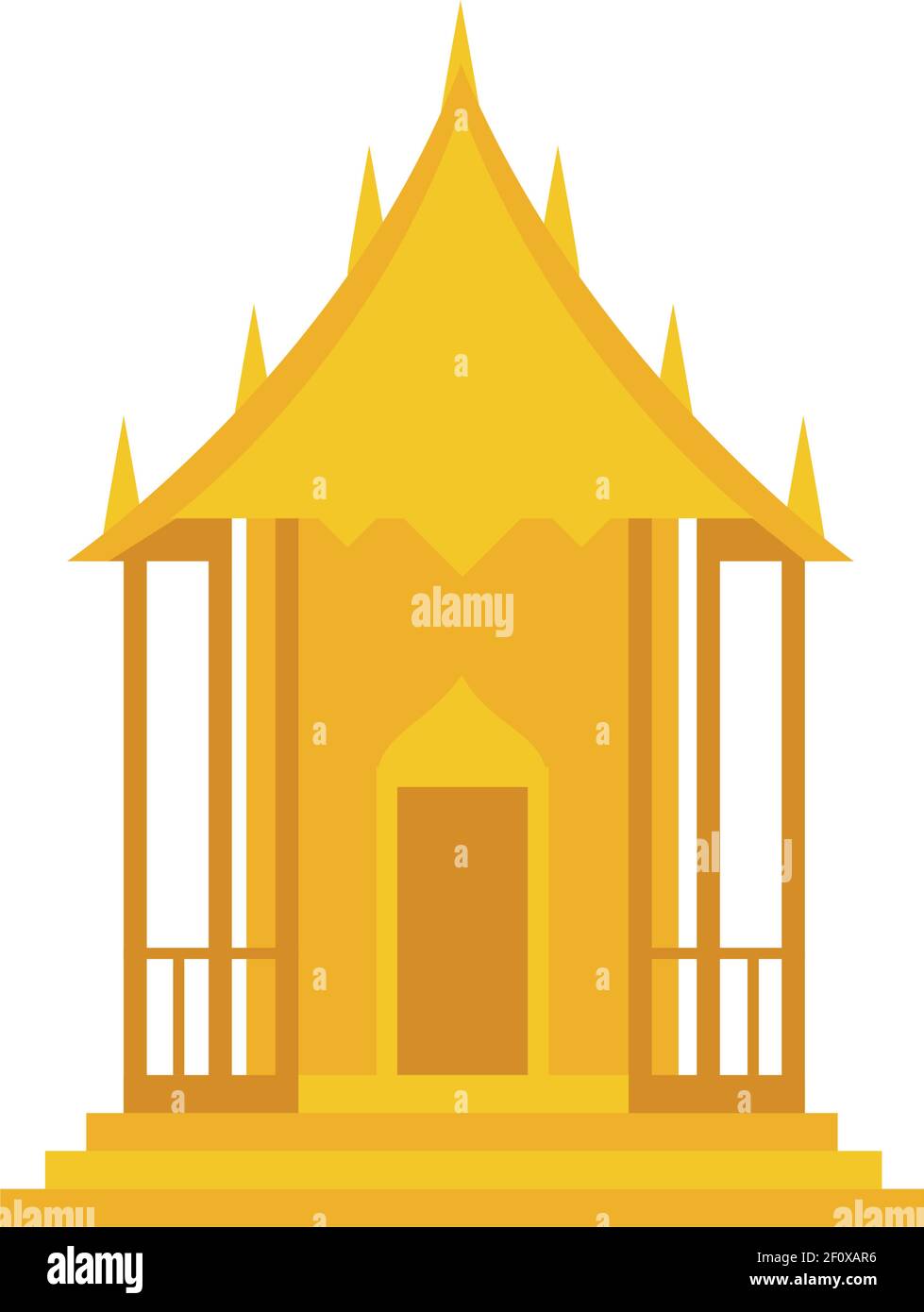 Beautiful golden temple Stock Vector Images - Alamy