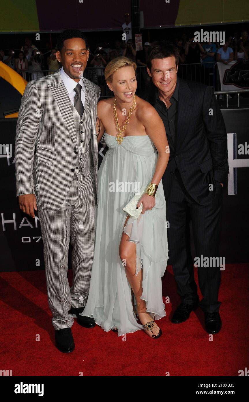 Will Smith, Charlize Theron and Jason Bateman. 30 June 2008 - Hollywood ...