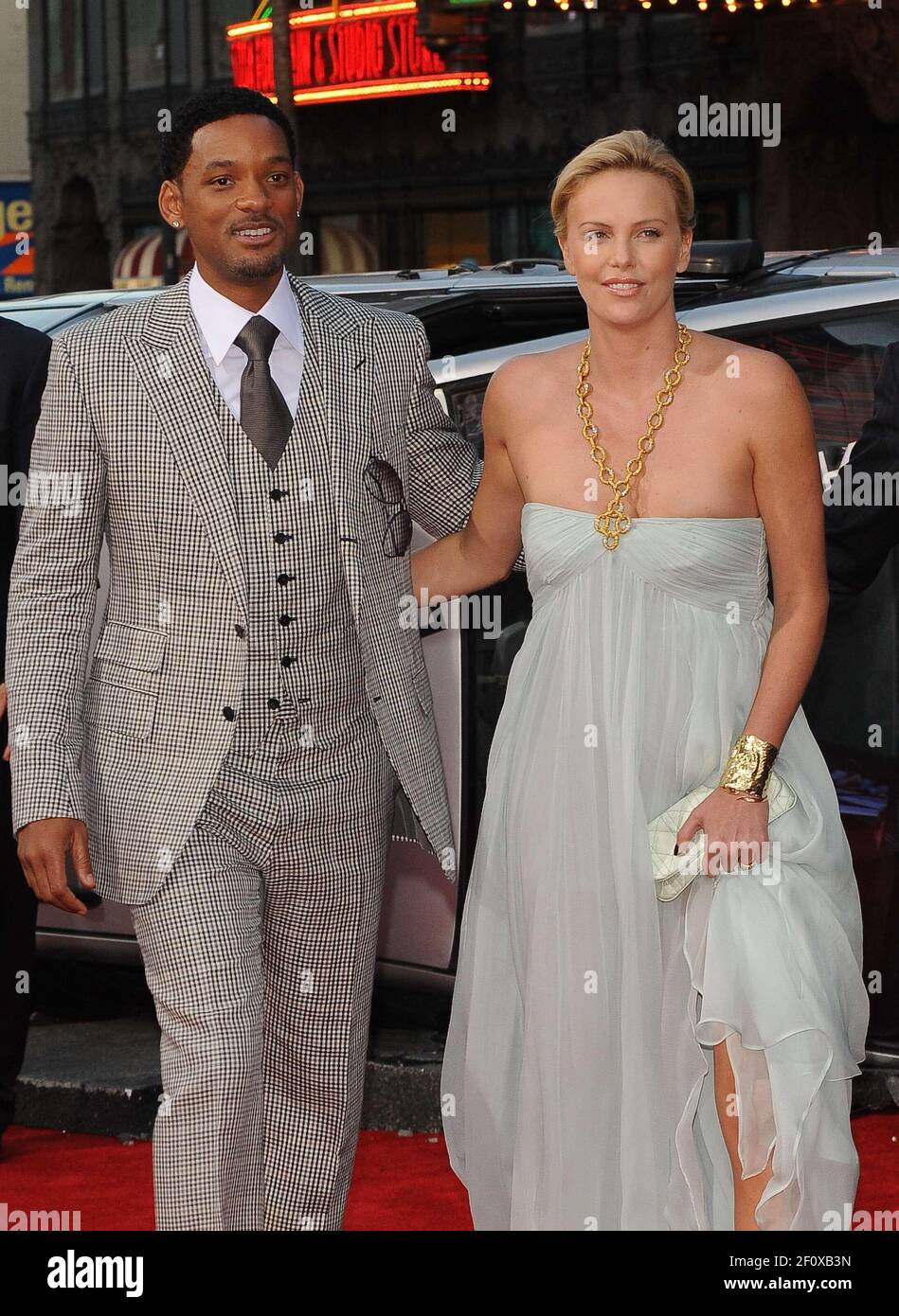 Will Smith and Charlize Theron. 30 June 2008 - Hollywood, California ...