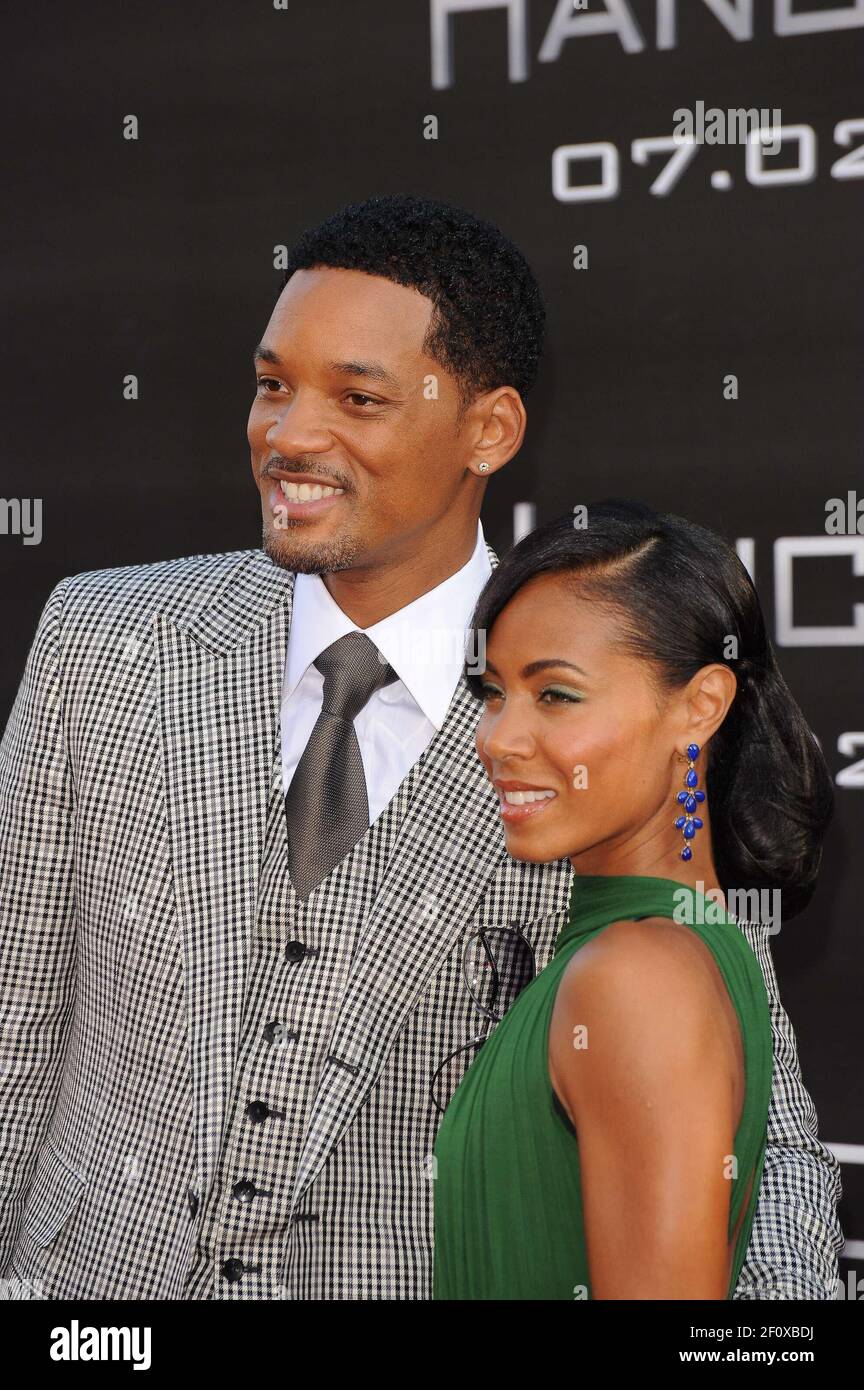 Will Smith and his wife Jada Pinkett Smith. 30 June 2008 - Hollywood ...