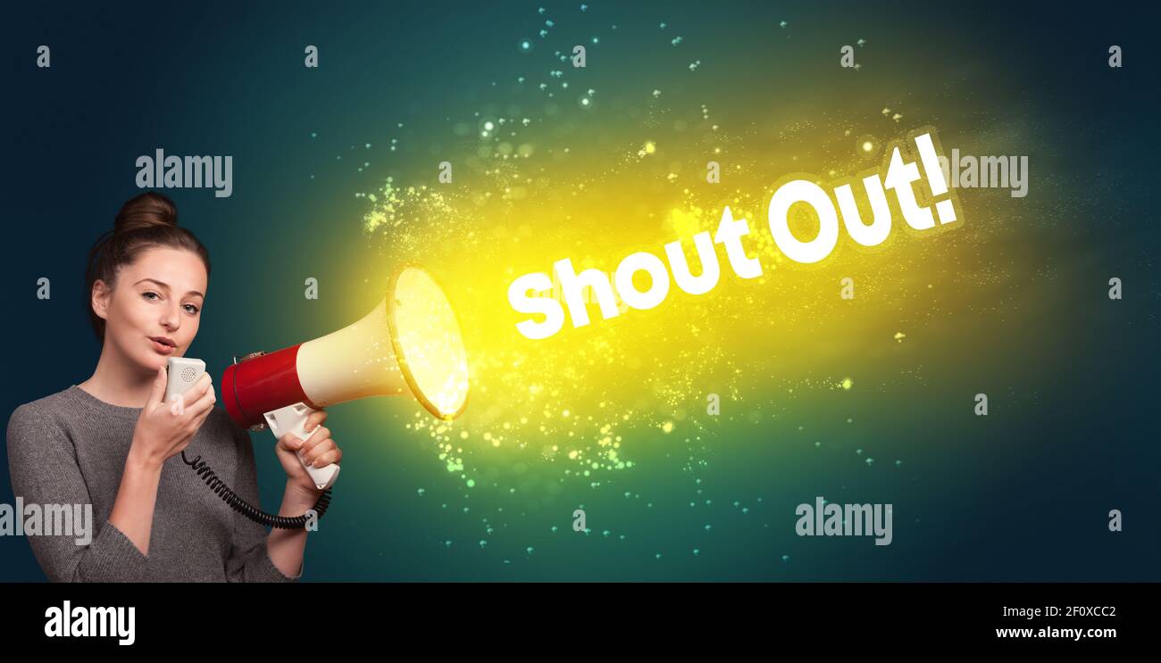 Holiday shout out hi-res stock photography and images - Alamy