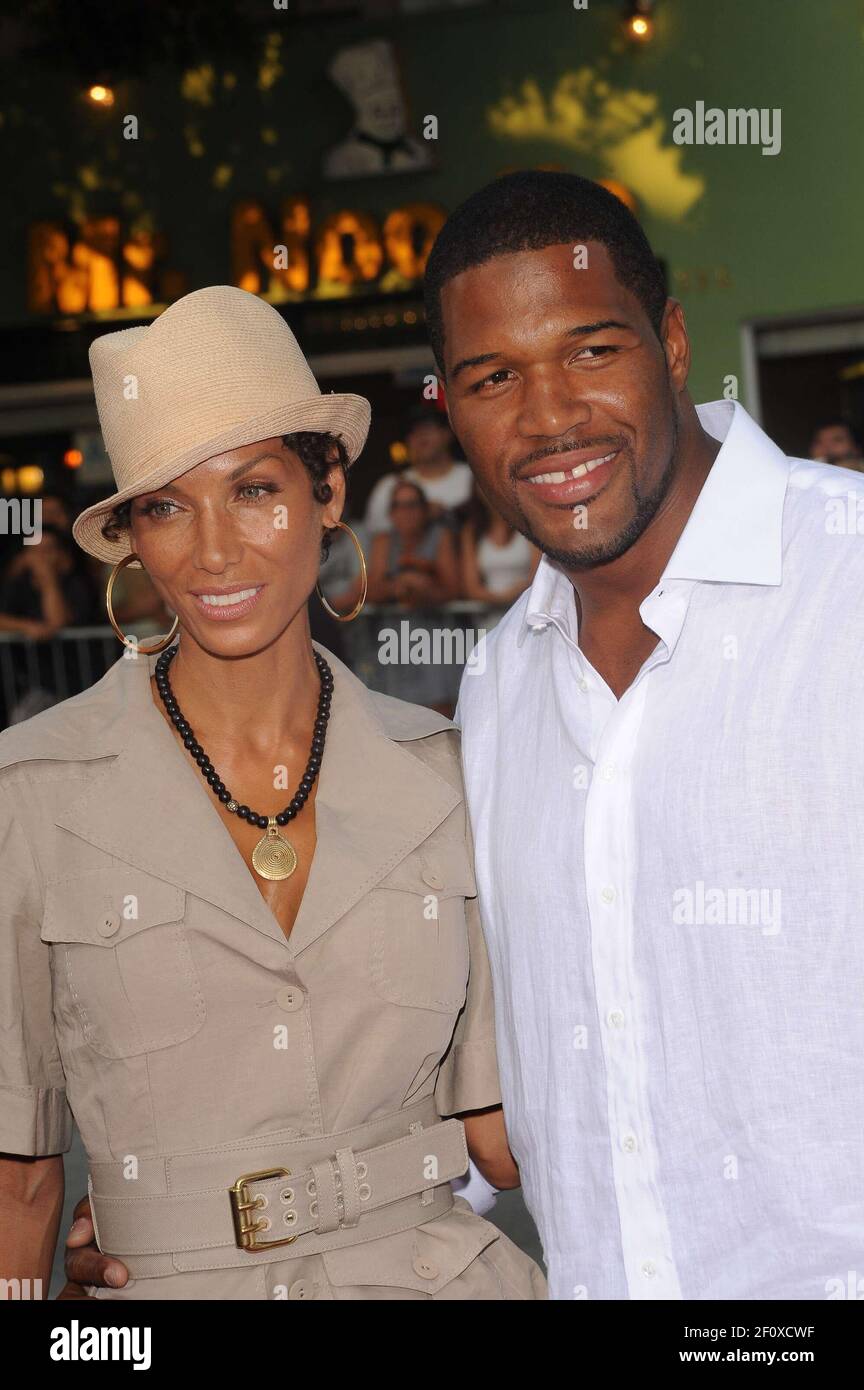 Nicole Murphy and Michael Strahan. 15 July 2008 - Westwood, California ...