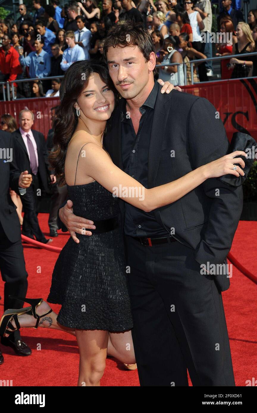 Adriana Lima and Marco Jaric. 16 July 2008 - Los Angeles, California ...