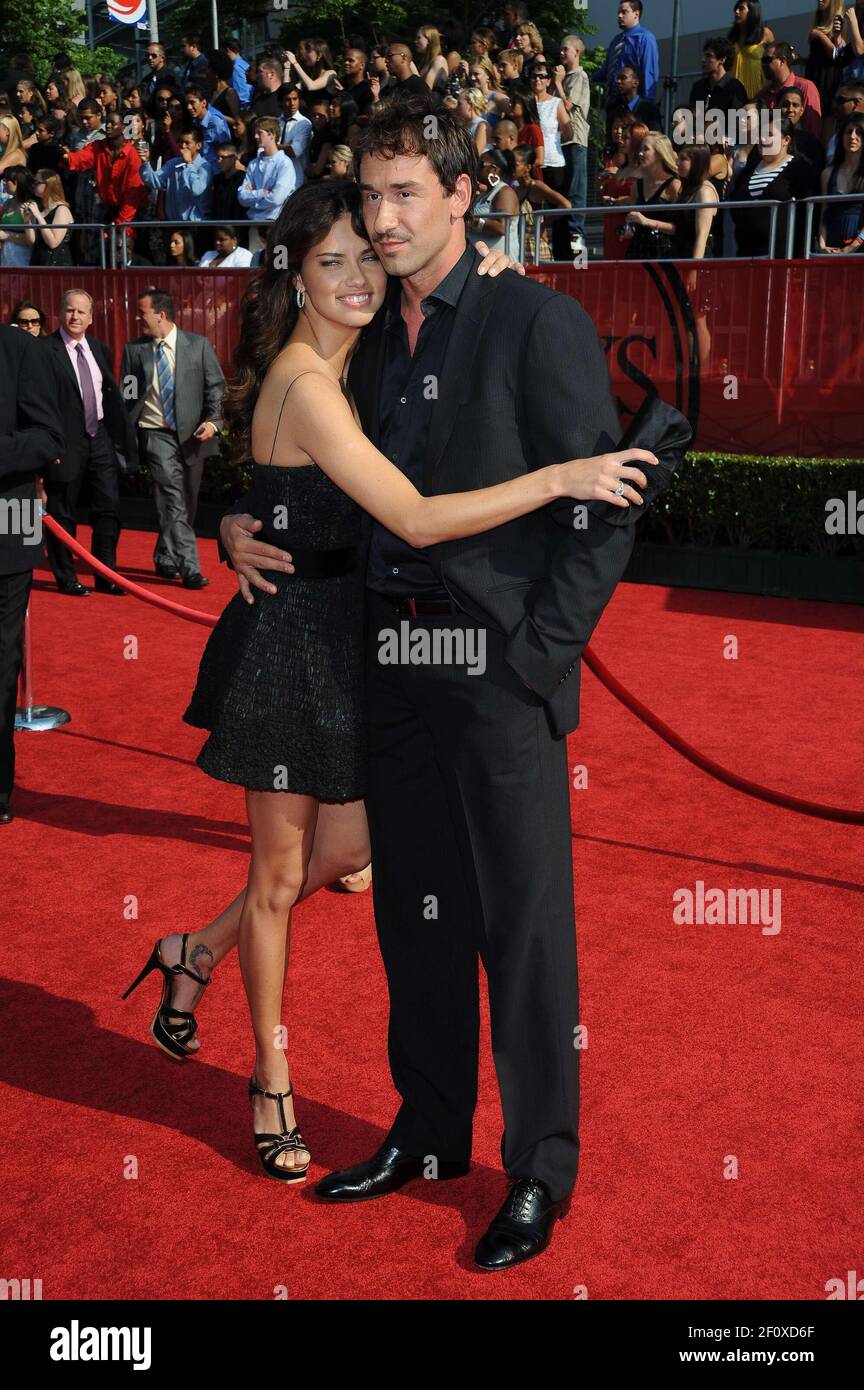 Adriana Lima and Marco Jaric. 16 July 2008 - Los Angeles, California ...